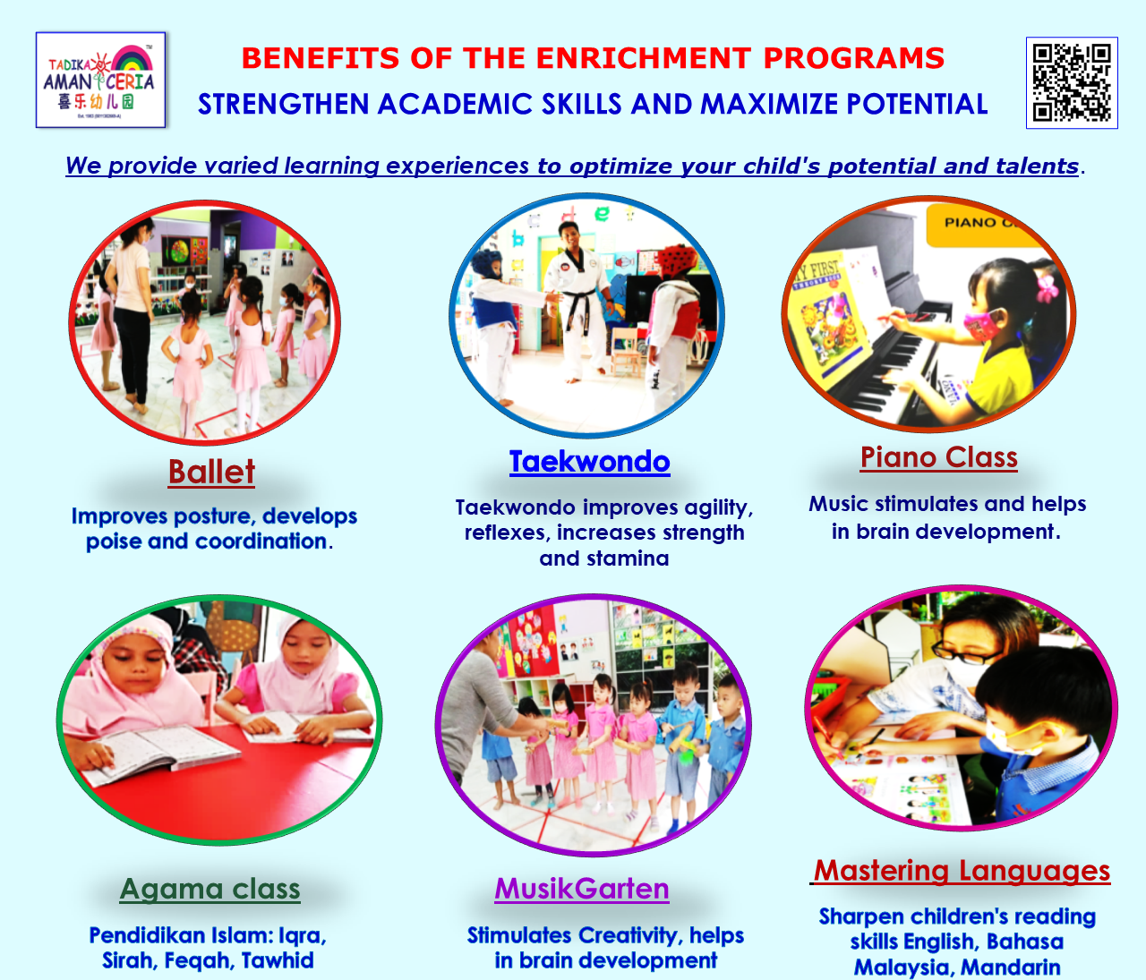 ENRICHMENTS » Aman Ceria Kindergarten Learning Adventures